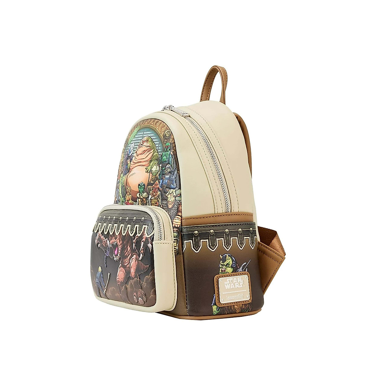 Star Wars Return of the Jedi 40th Anniversary Jabba's Palace Scene Loungefly Mini Backpack Standard