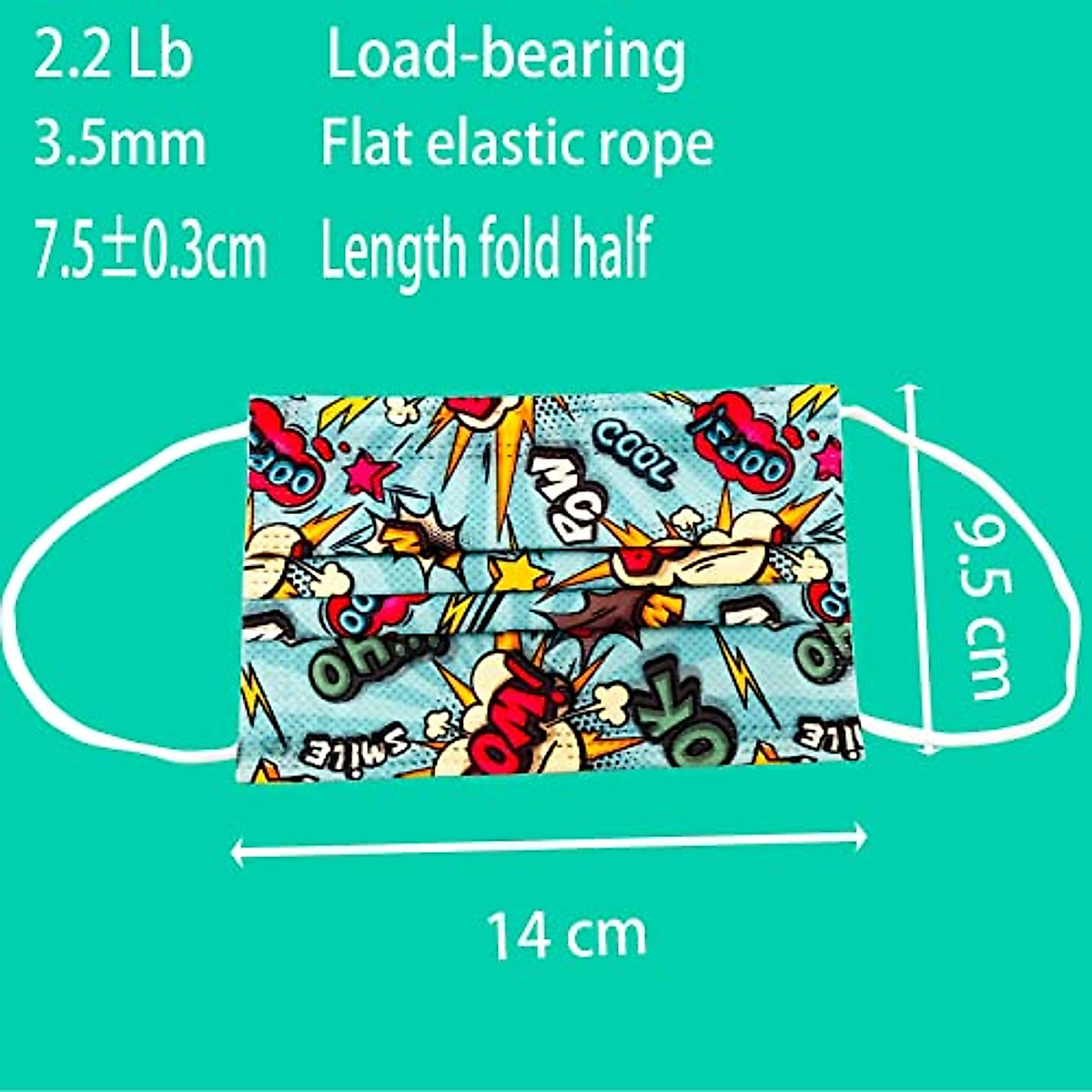 Kids Disposable Face Mask, Face Masks For Children, 30 Pcs, Youth Mask,3 Ply Design Girls Masks, Kawaii Cute Unisex Mascarillas Para Niños For Christmas holiday