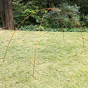 Health Gear Tent Pole Repair Kit, 3.6m Aluminium Alloy Tent Pole Segments Replacement Tent Building Supporting Rod for Camping Hiking Backpacking Tent, 2pcs