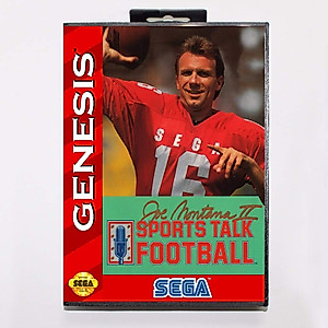 Joe Montana 2 Sports Talk Football Game Cartridge 16 bit MD Game Card With Retail Box For Sega Mega Drive For Genesis