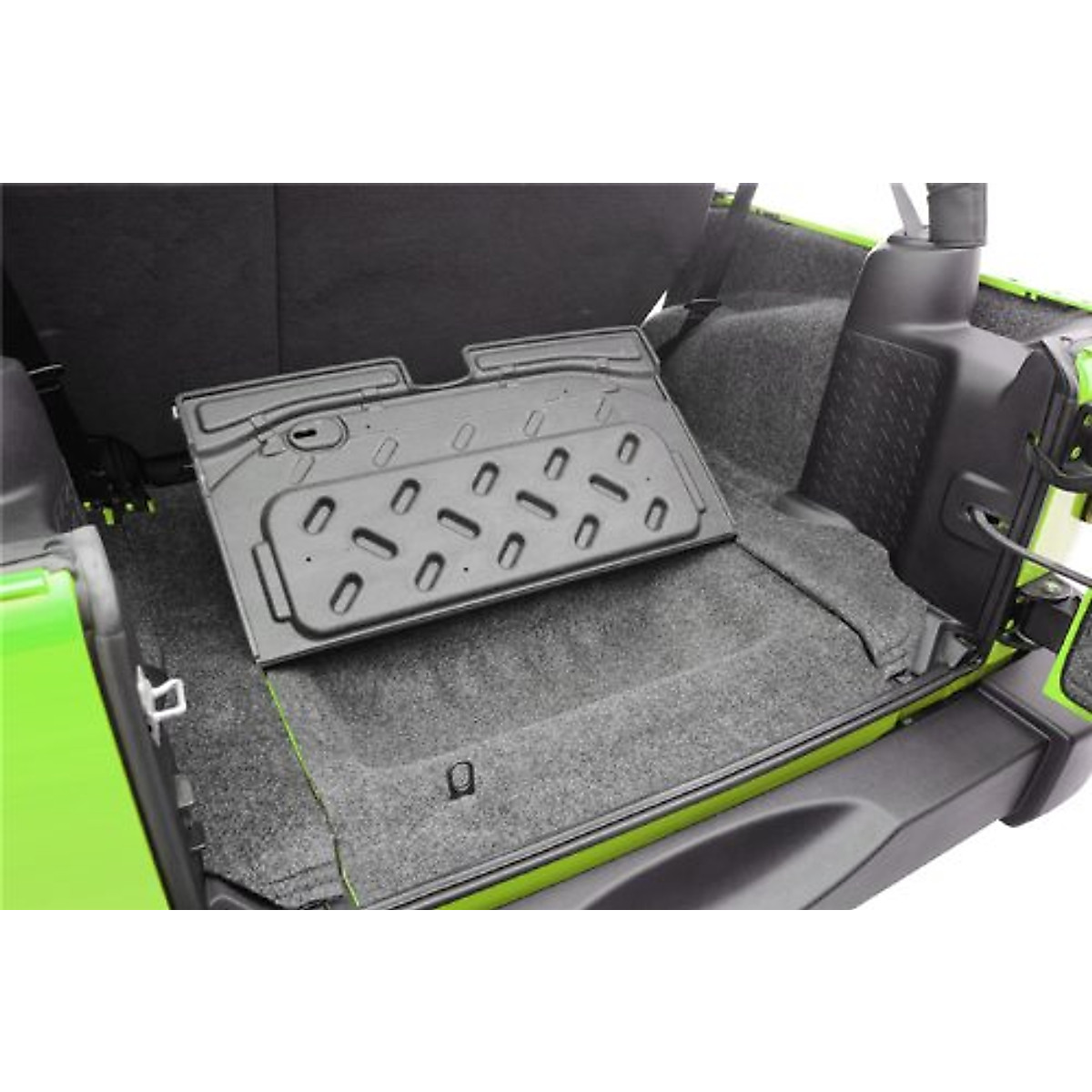 Bedrug - Jeep Cargo Kit | 2011 - 2018 Jeep Wrangler JK 2 Door, Cargo Liner w/ Tailgate & Tub Liner | Grey - 5 pc. | BRJK11R2