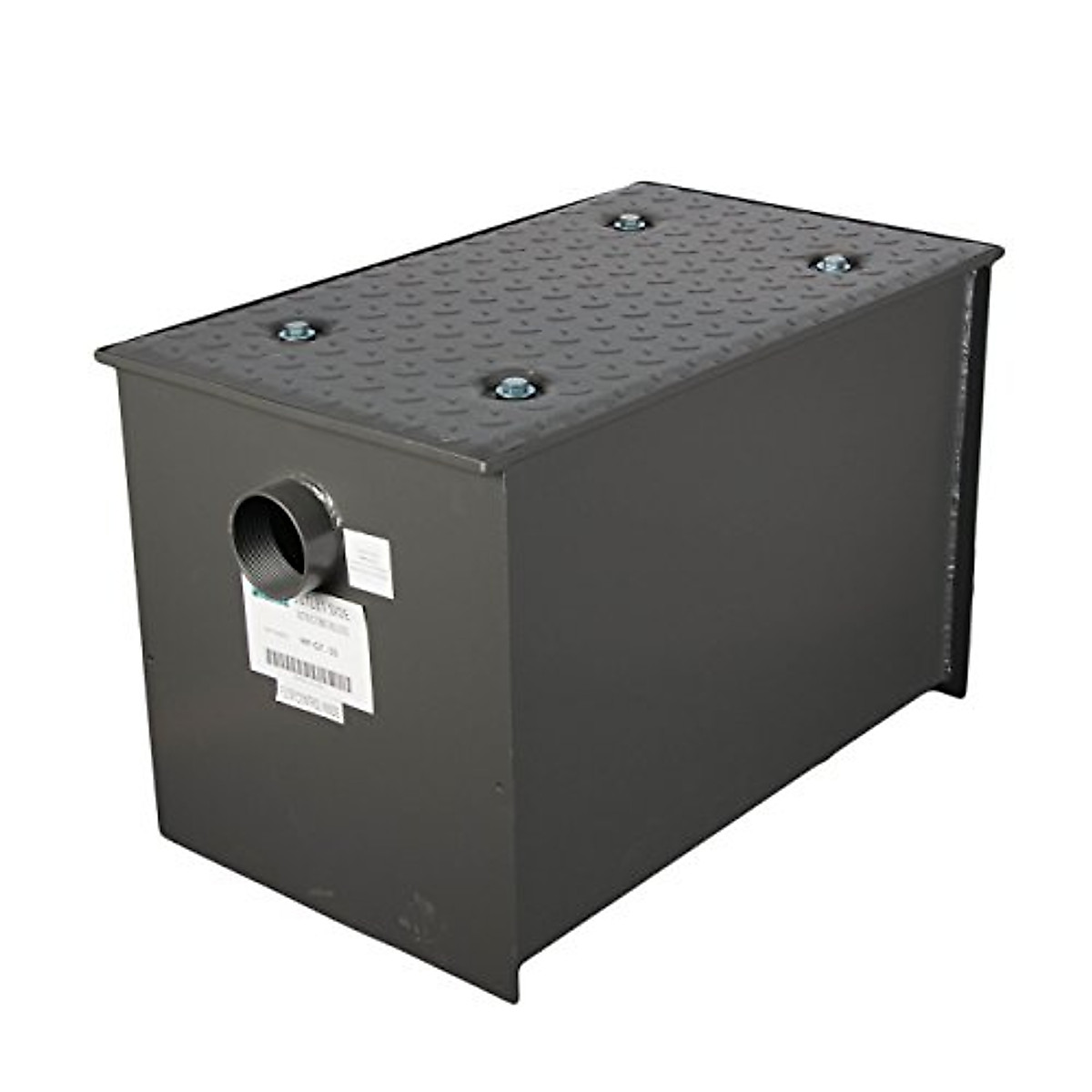 Wentworth 70 Pound Commercial Grease Trap Interceptor for Restaurant Under Sink Kitchen, 35 GPM, WP-GT-35