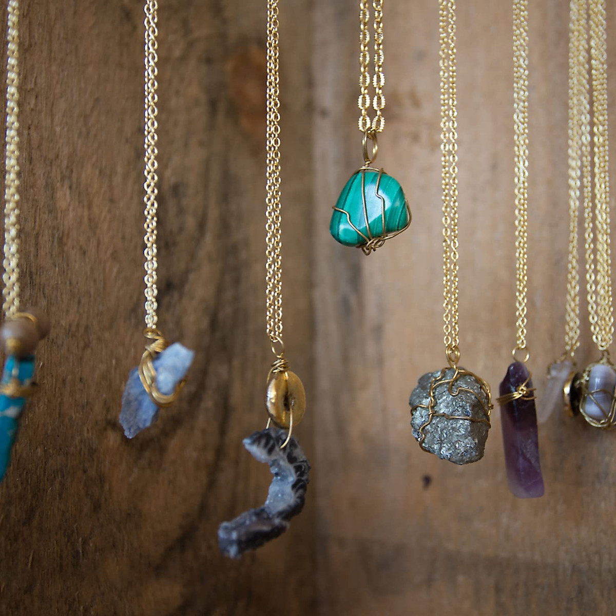 Jishi Chains Jewelry Making Supplies, 60ft Cable Link Chains for Making Jewelry Necklace Earring Bracelet Findings DIY Craft Kit for Adults, 6-Color 2mm Gold Silver Copper Plated Metal Link Rolls Bulk