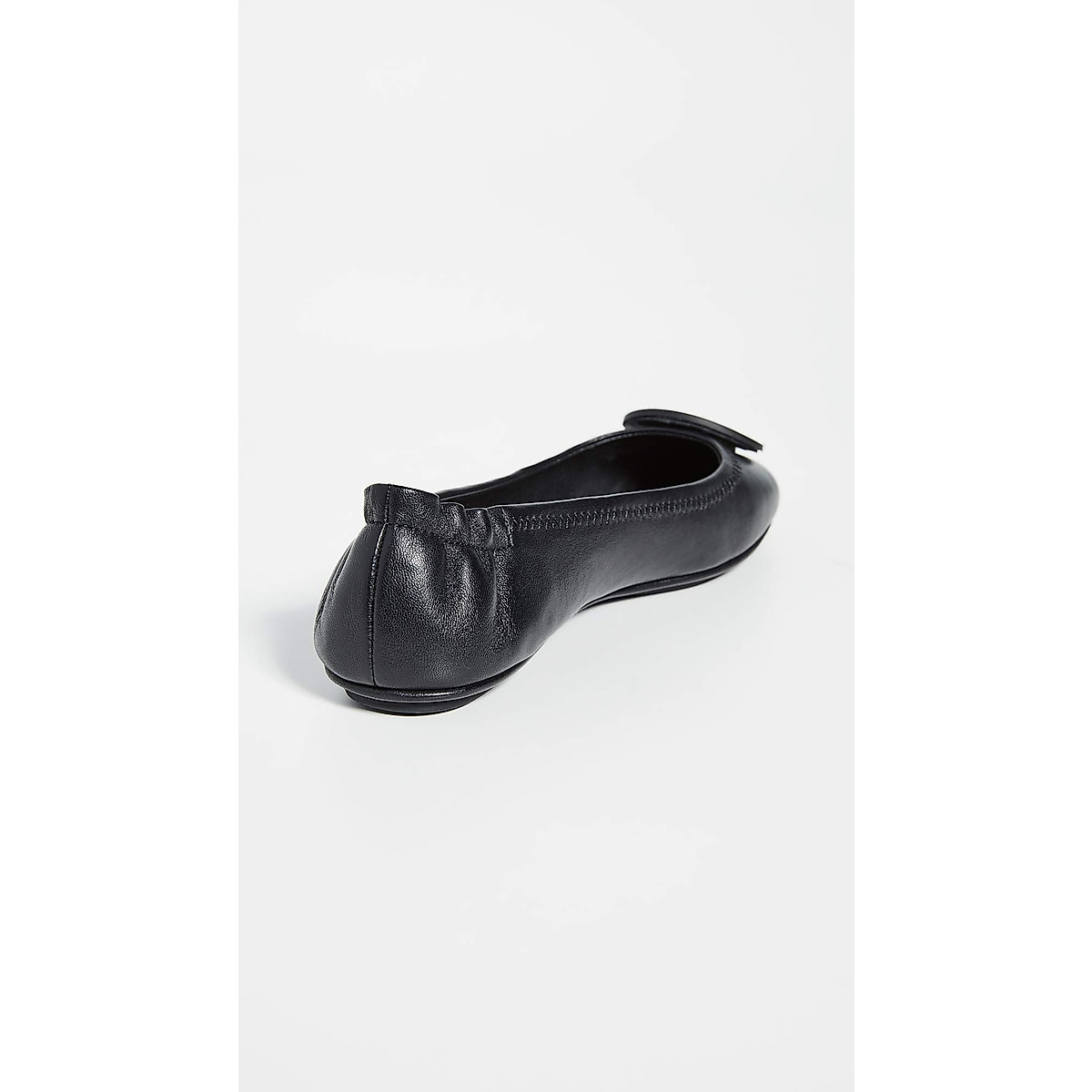 Tory Burch Women's Minnie Travel Ballet Flats, Perfect Black, 6 Medium US