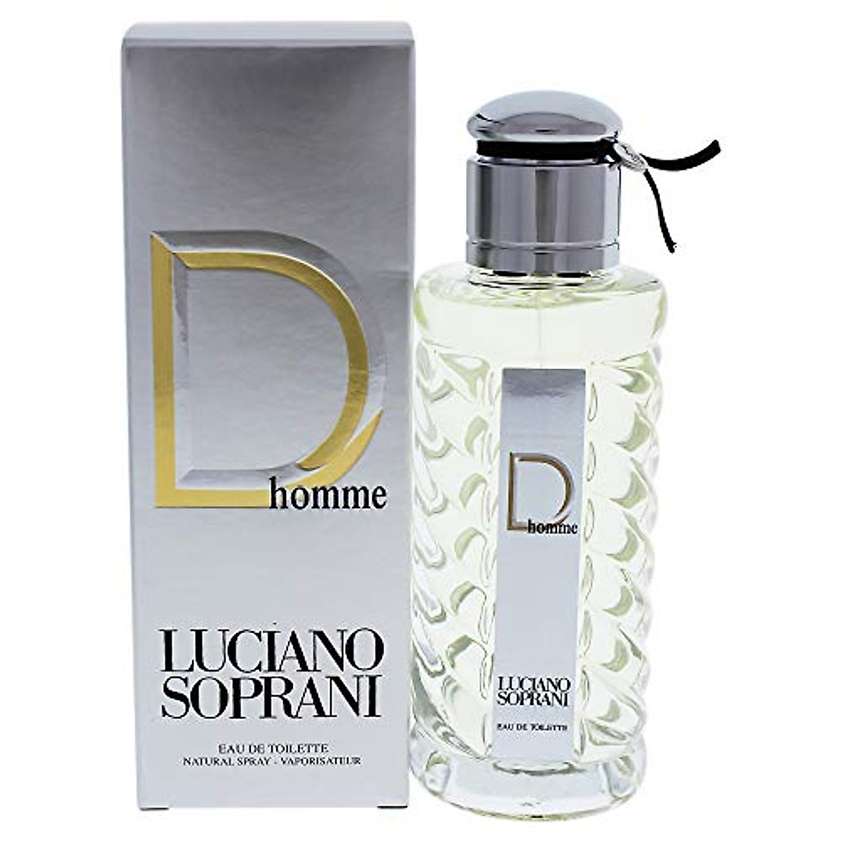 Luciano Soprani D Eau de Toilette Spray for Men, 3.4 Ounce