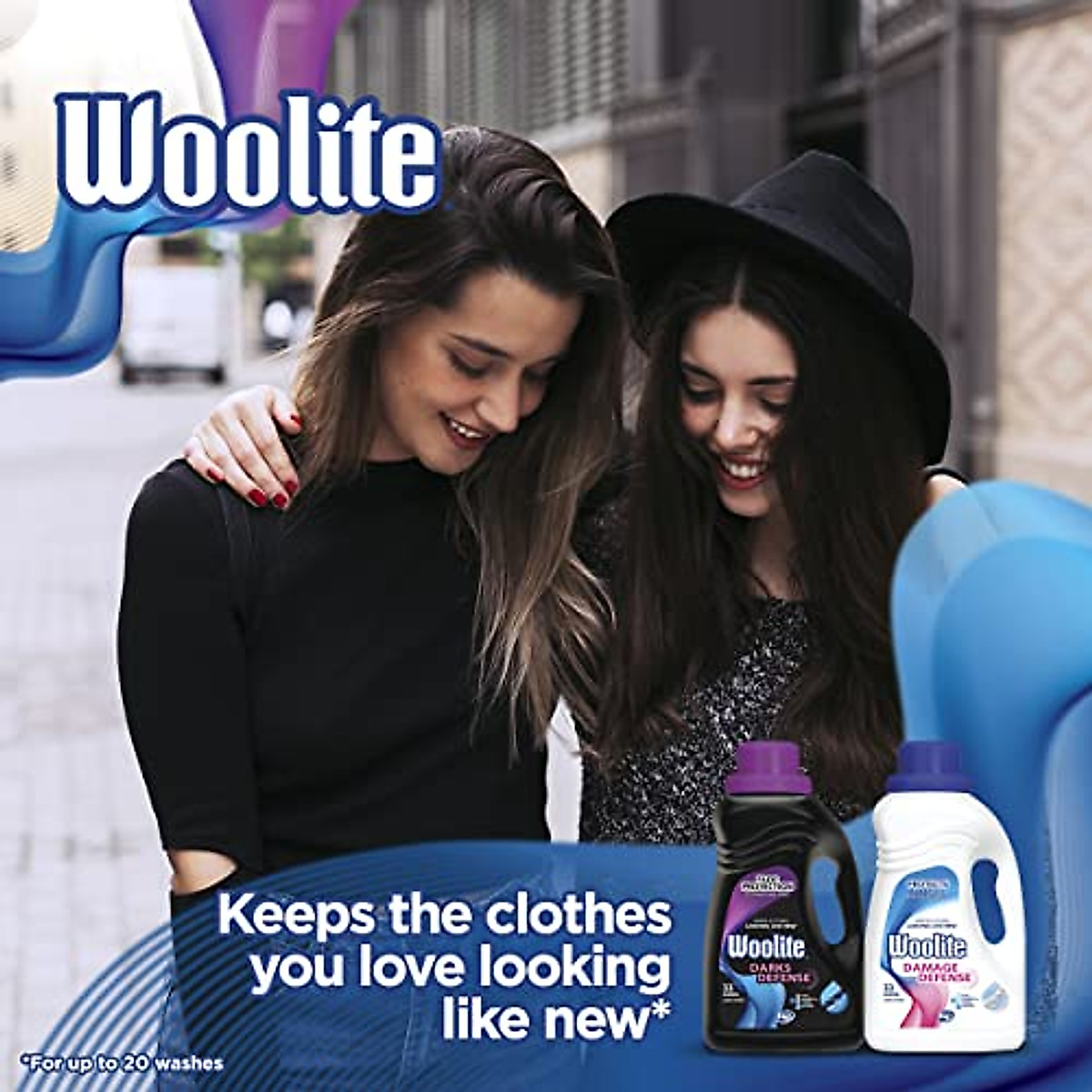 Woolite Darks Defense Liquid Laundry Detergent, Light Fresh Scent, 33 Loads, 50 Fl Oz