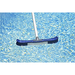 Poolmaster 20174 Flexible Body Swimming Pool Brush, 18.5 Inch, Classic Collection, Multi