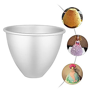 KJHBV Cake Mold Dome Cake Pan Doll Cake Chocolate Cake Food Decor Semicircle Baking Pan Metal Egg Tart Candy Molds Baking Pan Molds Round Cake Pans Bakeware Tart Plate 3d Aluminum Alloy