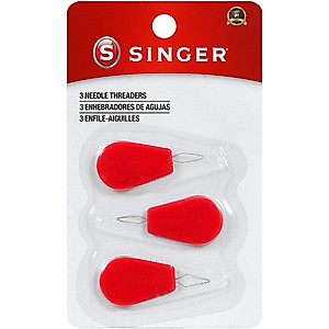 SINGER 00056 Plastic Needle Threaders, 3-Count
