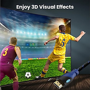 AURUM CABLES Ultra Series High-Speed 4k HDMI Cable with Ethernet for Gaming and TV, 15ft Braided Network Extender HDMI Cord Supports, 3D,1080P, ARC, Compatible with PC Laptops Xbox PS3 PS4 PS5,10 Pack