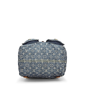 Louis Vuitton, Pre-Loved Blue Monogram Denim Sac a Dos GM, Blue