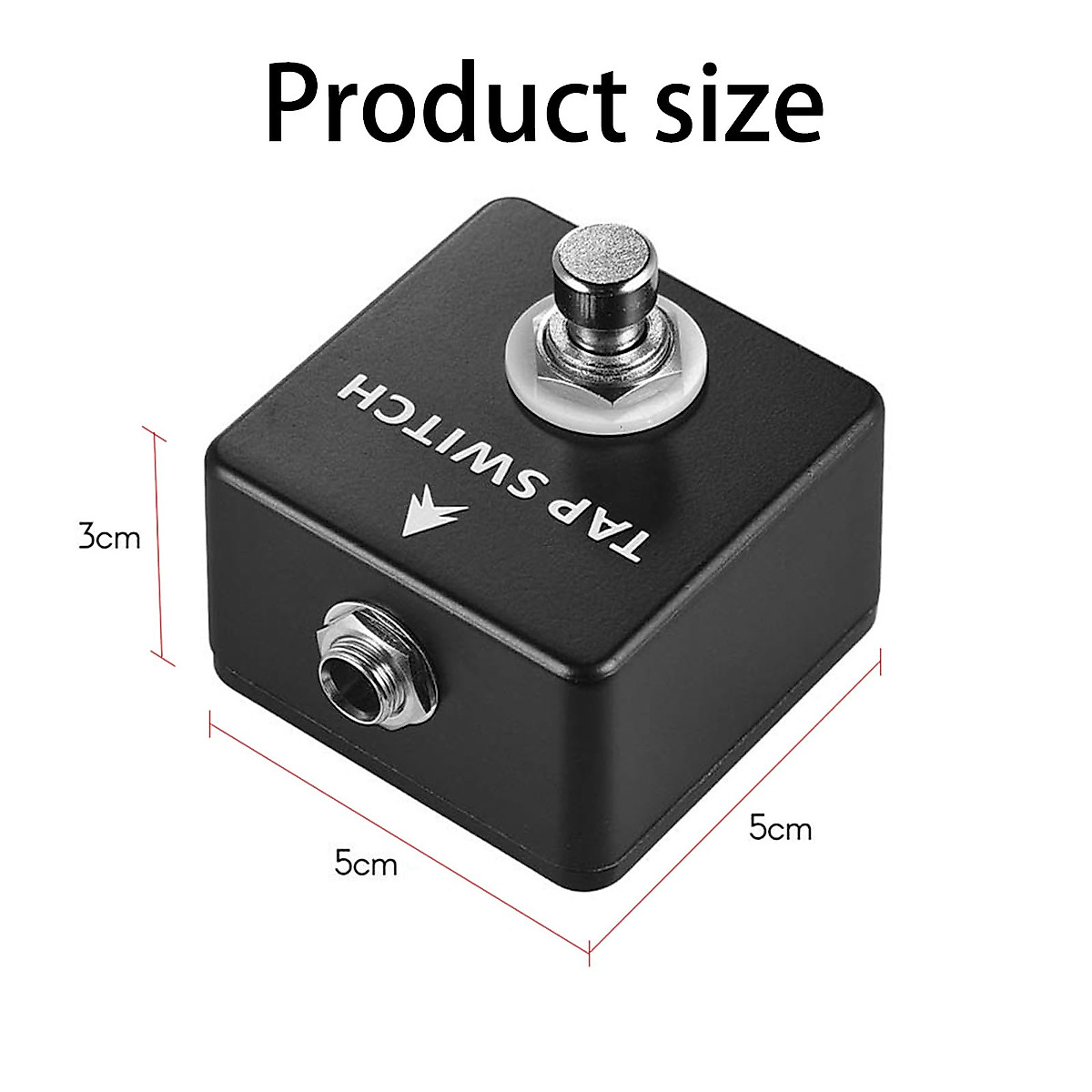 Guitar Footswitch Pedal TAP SWITCH PEDAL, Single Momentary Footswitch, for time-based effects Pedal and Muti-effects Pedal
