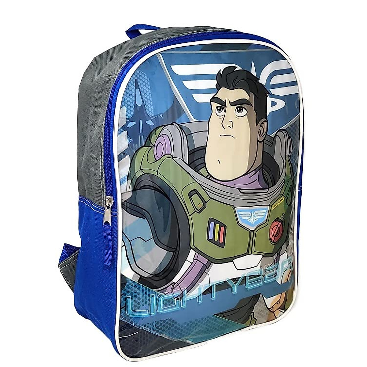 BUDDY N BUDDIES Lightyear Rectangle Lunch Bag, and Buzz Lightyear 15 Backpack with Plain Front