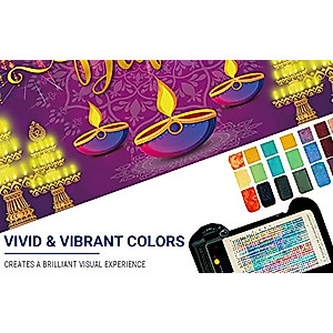 Allenjoy Purple Happy Diwali Festival Backdrop for Photography Pictures Deepavali Hindu Party Supplies Decorations Banner Outdoor Home Wall Decor Photo Booth Props Favors Photoshoot Background