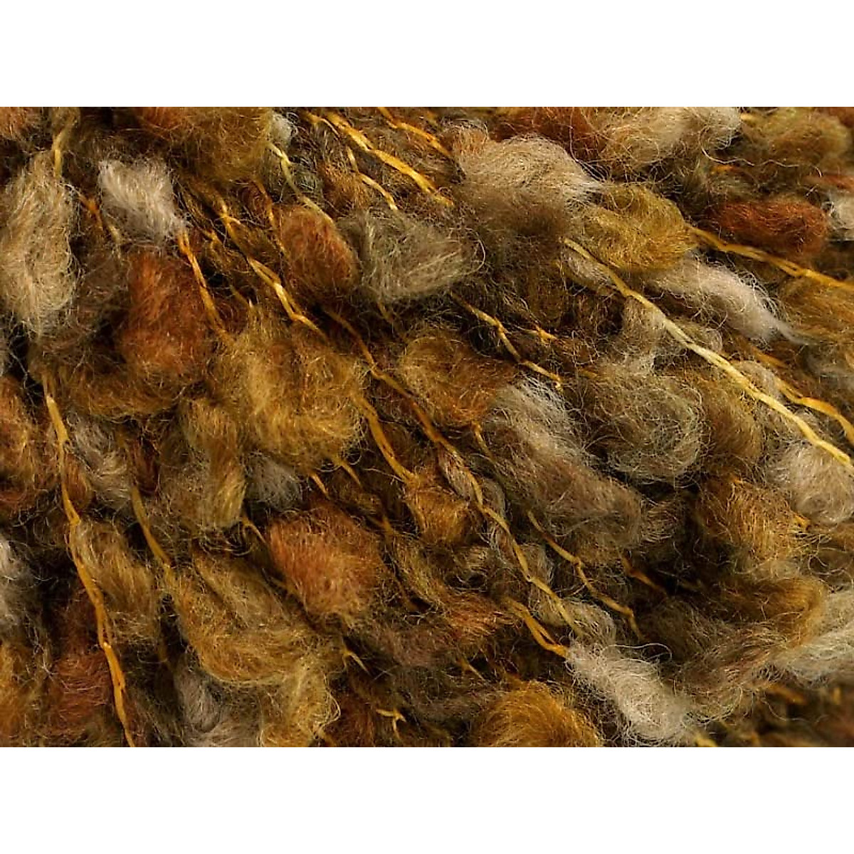 Bobble Browns - Sale Boucle Wool Blend Yarn - 50 Grams (1.75 Ounces) 65 Meters (71 Yards)