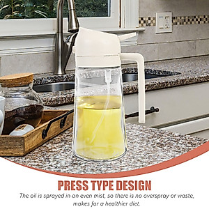 Olive Oil Spray Bottle Glass Seasoning Bottle Kitchen Oil Container Cooking Oil Dispenser Glass Vinegar Pot Oil Bottle Kitchen Gadgets Oil Sprayer Oil Pot Vinegar Dispenser