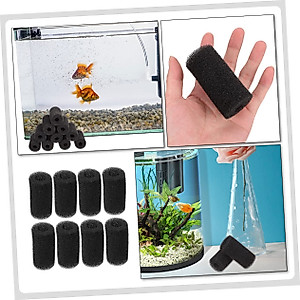 Mipcase 32 Pcs Filter Cotton Biochemical Water Filter Pool Scrubber Pre Filter Sponge Aquarium Filter Protector Pool Sweep Aquarium Filter Sponge Pool Pad Fish Front 304 Network Tank