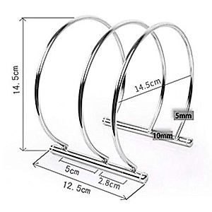 DRNKS Lid Rack Cutting Board Rack Kitchen Household 304 Stainless Steel Thickened Storage Rack Shelf Applicable to kitchen stove
