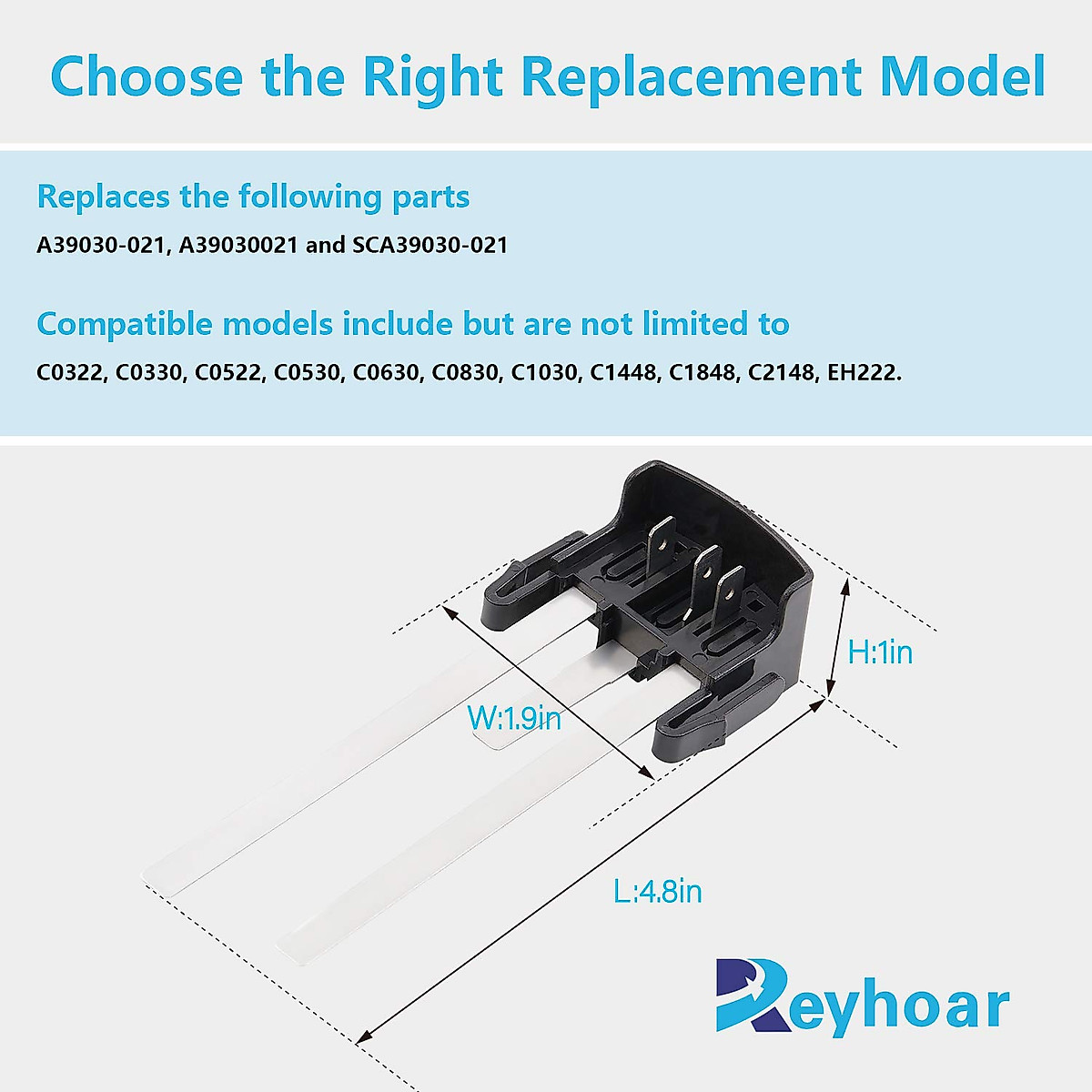 A39030-021 Water Level Sensor Replacement Part for Scotsman Ice Machines by Rayhoor - Replaces A39030021, SCA39030-021