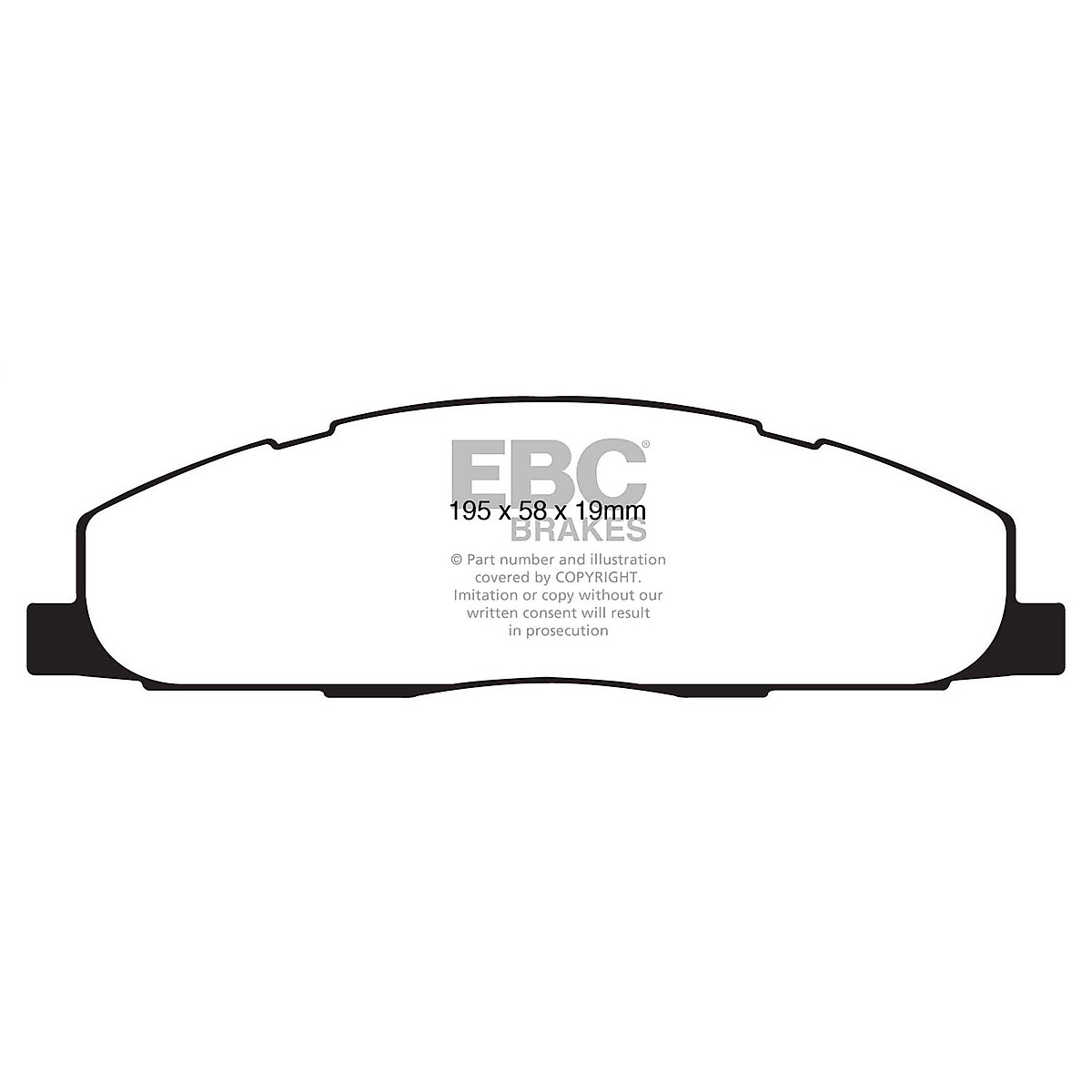 EBC Brakes DP41848R Yellowstuff Street and Track Brake Pad