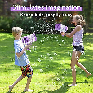 Bubble Machine Solution, 1 L/ 33.8 OZ Bubble Refill Solution for Kids Graduation Parties, Bubble Machine, Giant Bubble Wand, Bubble Gun Blower