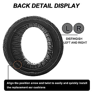 GVOEARS Ear Pads Cushions Replacement for Sony Playstation 5 PS5 Pulse 3D Wireless Headset (Velour)