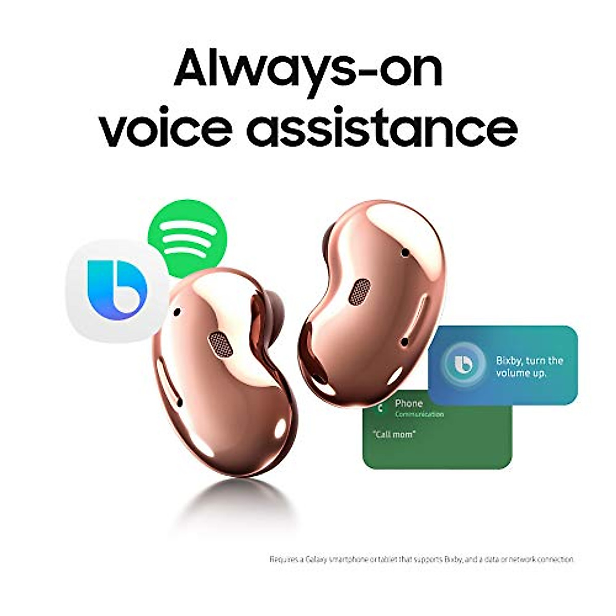 SAMSUNG Galaxy Buds Live True Wireless Bluetooth Earbuds w/ Active Noise Cancelling, Charging Case, AKG Tuned 12mm Speaker, Long Battery Life, US Version, Mystic Red