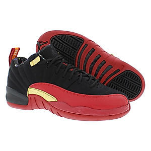 Jordan Air Jordan 12 Retro Low SE (Big Kid) Black/Varsity Red/Metallic Gold 4 Big Kid M