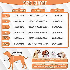 IDOMIK Dog Coat Warm Dog Winter Coat, Waterproof Dog Jacket for Large Dogs, Reflective Fleece Dog Cold Weather Coat with High Collar, Dog Snow Jacket Snowsuit Vest for Small Medium Large Dogs,3XL