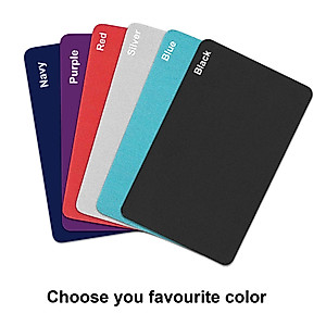 Personalized Engraved Emergency Contact Custom Wallet Medical Alert ID Identification Card Mini Insert Note for Diabetes Warfarin Dialysis Stroke Pacemakers Black