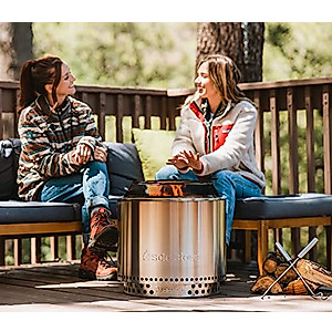 Solo Stove Bonfire Shield Stainless Steel Fire Pit Spark Protector Screen Mesh Protective Spark Screen for Backyard and Outdoor Fire Pits Hot Embers