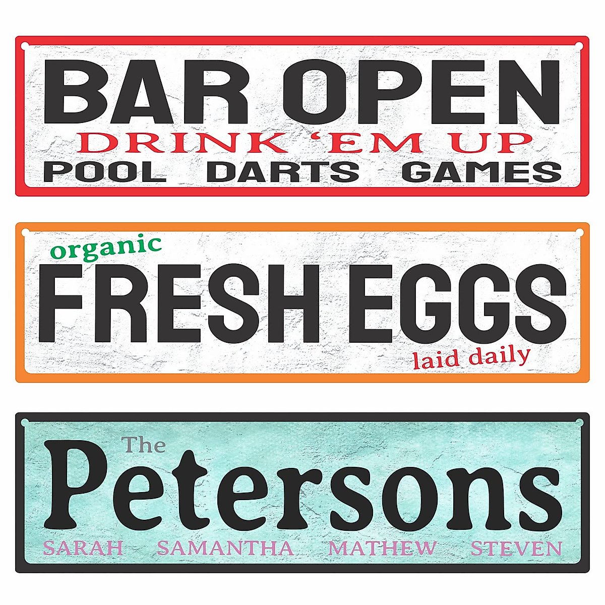 ATX Custom Signs - Weatherproof Aluminum Metal Custom Personalized Sign Multiple Sizes Custom Text Caution, Danger, Warning Notice