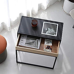 ZHAOLEI Bedside Cupboard Simple Post- Nightstand Storage Furniture Night Table Corner Cabinet Bedside Locker