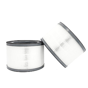 Flintar Vista 200 True HEPA Replacement Filters, Compatible with Vista 200 Air Purifier Only, 3-in-1 H13 Grade True HEPA Filter Replacement, Vista 200-RF, 2-Pack