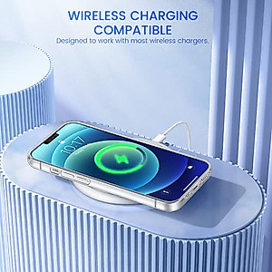 Caka Case for iPhone 12 Glitter Case, iPhone 12 Pro Glitter Case Girly Girls Women Bling Liquid Sparkle Fashion Flowing Quicksand Case for iPhone 12 12 Pro (6.1 inches) (Blue Purple)