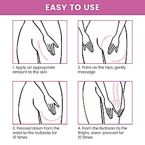 Ownest 2 Pcs Sexy Hip Buttock Enlargement Cream, Effective Shaping Eliminate Printing Firming Buttock, Hip Lift Up Butt Skin Enlargement Massage Sexy Hip Cream