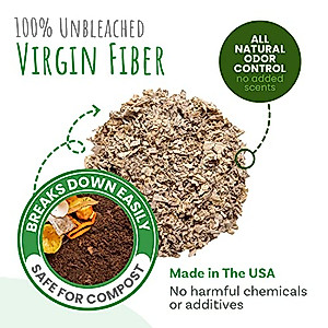 Small Pet Select Premium Small Animal Bedding, Natural Soft Paper Bedding for Small Indoor and Outdoor Pets, Made in USA, 56 L Pack