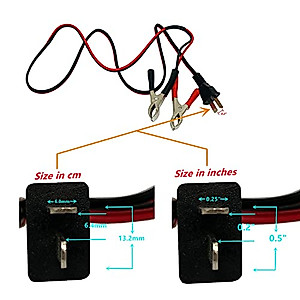 POWER PRODUCTS 12V DC T-Plug Battery Charging Cable for Sportsman 4000W 7500W GEN7500DF GEN4000DF GEN4000TRI GEN4000 with CO Detector for 2200W 3500W 7000W Dual Fuel Inverter Generator