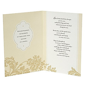 Hallmark 50th Anniversary Card (Roses)