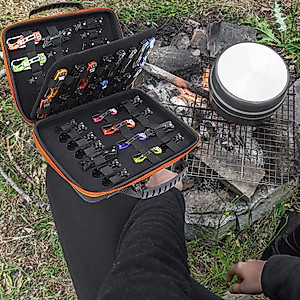 Knife Display Case,62 Slots Knife Case,Knife Storage,Butterfly Knives Storage Organizer,Pocket Knives Collection Protector Butterfly Knives Case For Survival Tactical Outdoor EDC Mini Knife