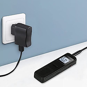 AGPTEK 3.5mm Jack Charge Cable, Male to USB 2.0 Data Sync & Charger Cable for MP3 / MP4 Players, Recorders, and Other Portable Devices, Gold-Plated, 0.8m / 2.6 feet, Black