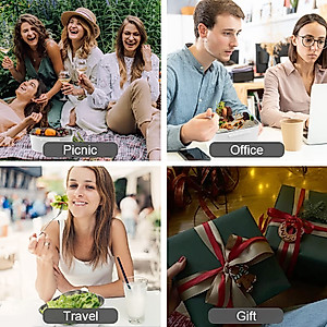 Electric Lunch Box Food Heater, FVW 3 in 1 Portable Food Warmer Lunch Box for Car & Home, Luncheaze, Leak Proof, Lunch Heating Microwave with 304 Stainless Steel Container 1.5 L, 110V/12V/24V