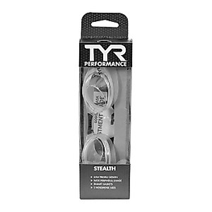 TYR Stealth Racing Swimming Goggle, Clear