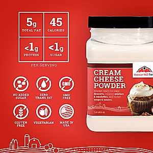 Hoosier Hill Farm Cream Cheese Powder, 1LB (Pack of 1)