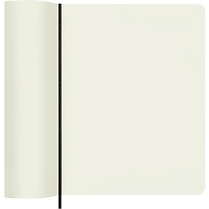 Moleskine Classic Notebook, Soft Cover, XXL (8.5" x 11") Plain/Blank, Black, 192 Pages