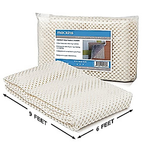 Nevlers Non Skid Rug Pad 6x9 ft | Extra Thick Rug Gripper | Premium Non Slip Rug Pads | White Runner Rug Pad |Reversible Area Rug Pad Gripper | Anti Slip Rug Pad |Customizable Rug Mats for Under Rugs
