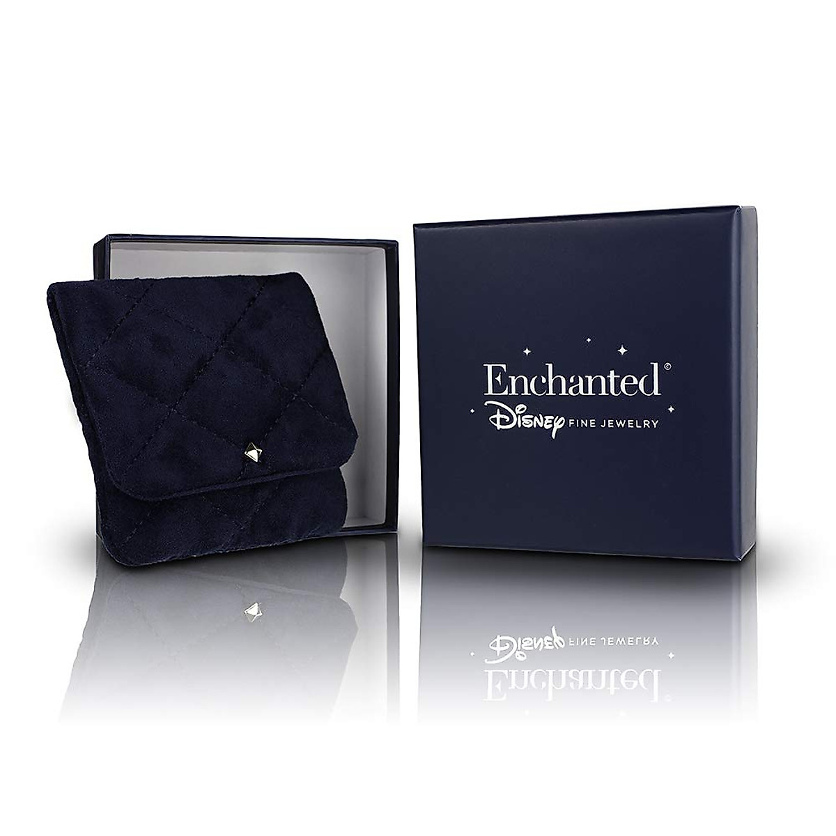 Jewelili Enchanted Disney Fine Jewelry Sterling Silver 1/10 Cttw Diamond Ariel Shell Bangle