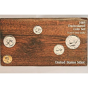 1985 United States Mint Uncirculated Coin Set in Original Government Packaging