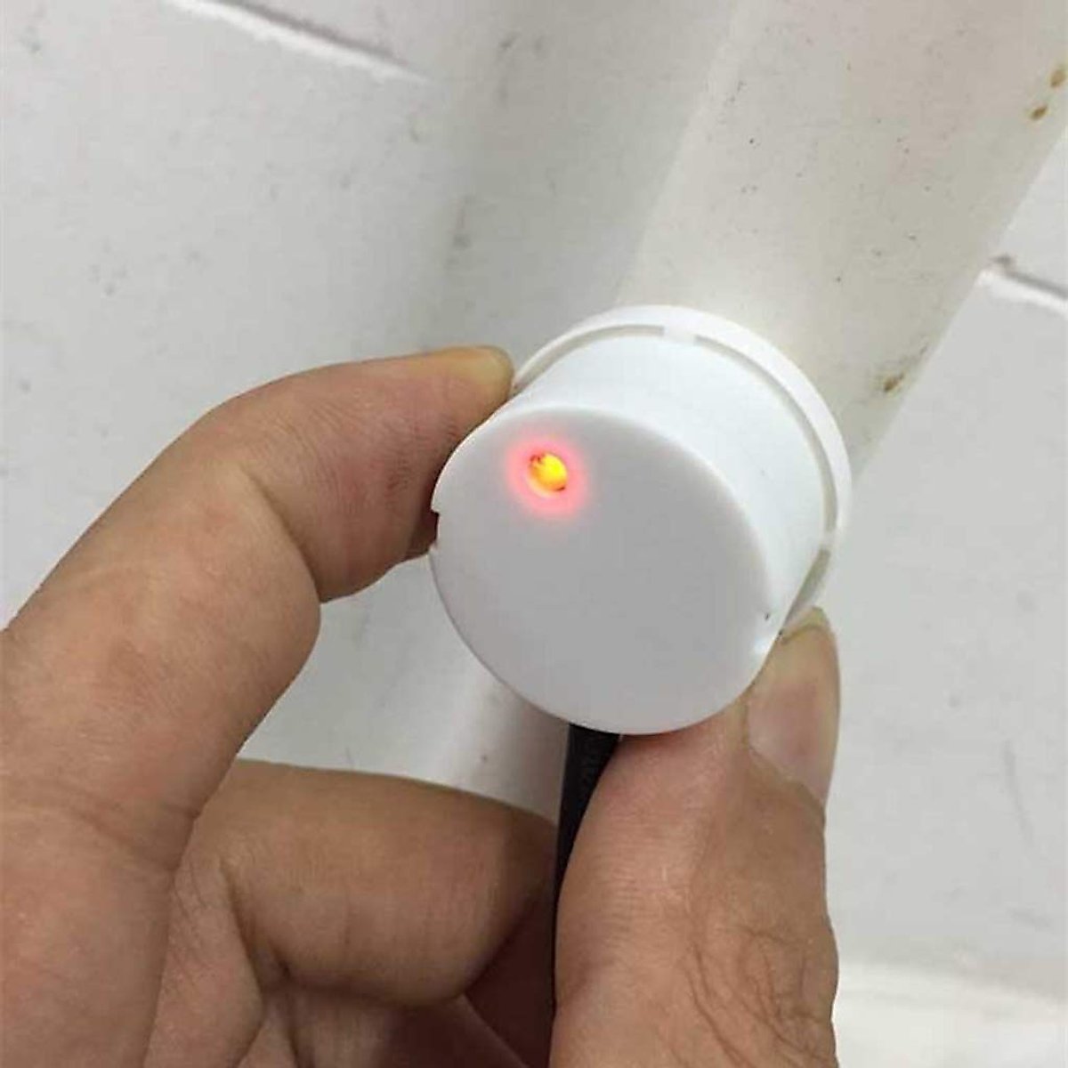 Taidacent Non-Contact Liquid Level Sensor Externally Attached Liquid Induction Level Switch Water Level Switch (NPN Output(5-12V))