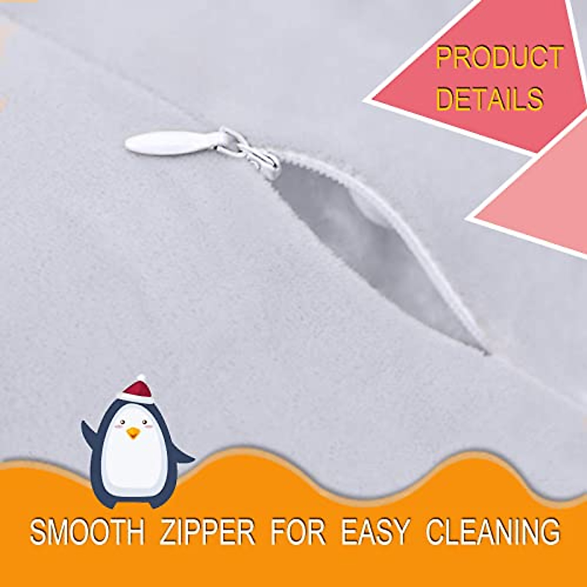 FJMY Long Stuffed Animal Plush Kawaii Body Pillow,Super Soft Hugging Plush Animal Gift for Girl Kid Birthday Valentine (Penguin,27.5in/70cm)